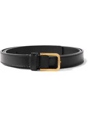Saint Laurent Leather Belt - Black