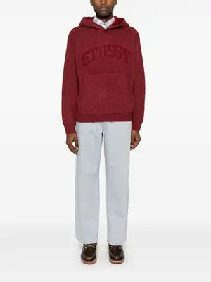 StÜssy Patch Knitted Hoodie
