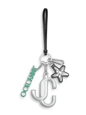 JIMMY CHOO Multiple-pendants Charm - Silver