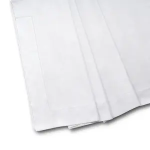 DEA LUXURY LINENS Dea Palm Beach Eleonora Sateen Flat Sheet, King