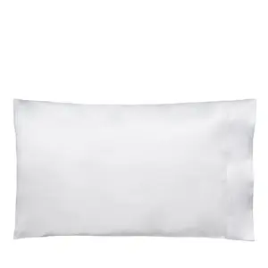 DEA LUXURY LINENS Dea Palm Beach Eleonora Sateen Pillowcase Pair, King - White