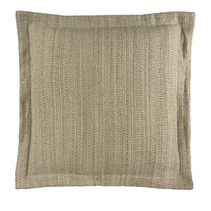 DEA LUXURY LINENS Dea Palm Beach Boucle Euro Sham - Pearl Grey