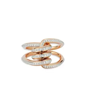 Walters Faith 18k Gold Huxley Diamond Ring - Rose Gold