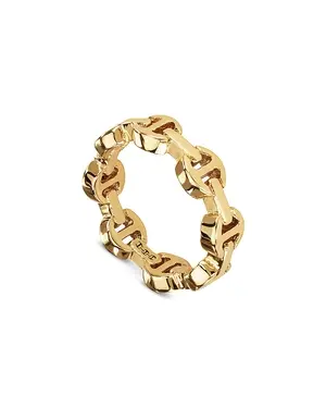 Hoorsenbuhs 18k Yellow Heritage Chain Link Ring - Gold