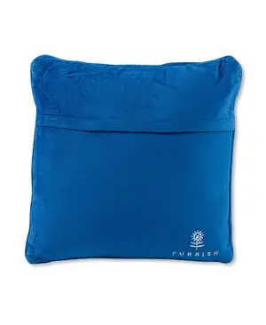 FURBISH Overthink Needlepoint Pillow, 11 X 11