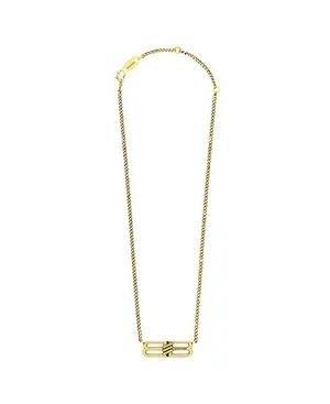 Balenciaga Bb Icon Necklace - Gold