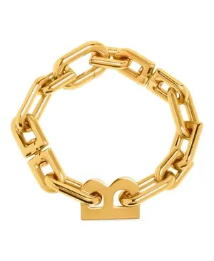 Balenciaga B Chain Thin Bracelet - Gold