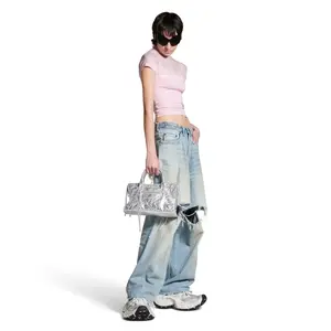 Balenciaga Le City Metallized Handbag - Silver