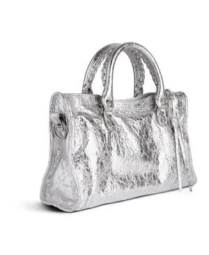Balenciaga Le City Metallized Handbag - Silver