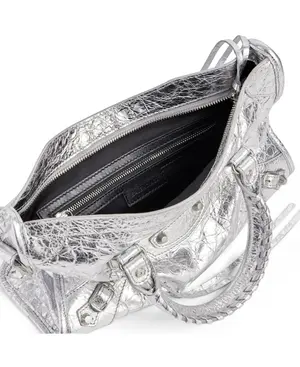 Balenciaga Le City Metallized Handbag - Silver