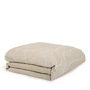 Donna Karan New York Dune Embroidered Duvet Cover, King - Taupe