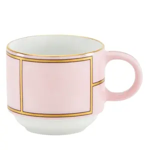 GINORI 1735 Colonna Diva Coffee Cup - Rosa