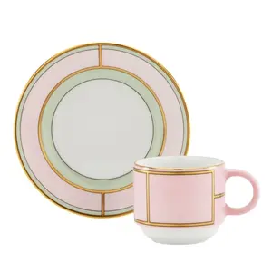 GINORI 1735 Colonna Diva Coffee Cup - Rosa