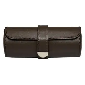Wolf Earth Triple Watch Roll - Coffee