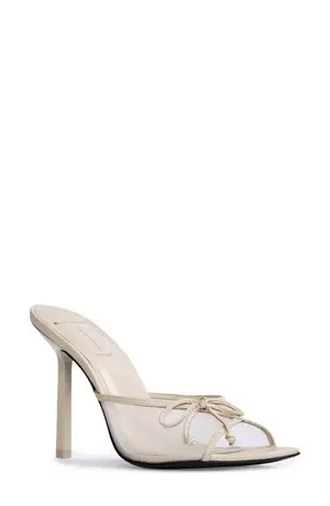 BLACK SUEDE STUDIO Luna Slide Sandal