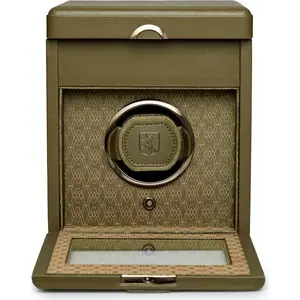 Wolf Earth Single Watch Winder - Olive