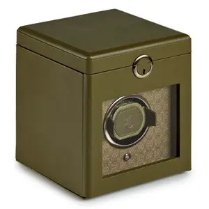 Wolf Earth Single Watch Winder - Olive