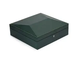 Wolf British Racing 15 Piece Watch Box - Green