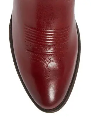 Ariat Heritage Leather Western Boot - Rosy Red