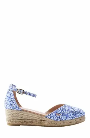 VISCATA VISCATA Formiga Canvas Espadrille Wedges Majolica