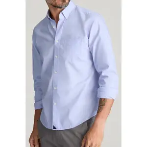 UNTUCKIT Hillside Select Wrinkle Resistant Button-up Shirt - Blue