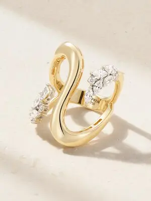 Yeprem 18-karat White And Yellow Diamond Ring - Gold