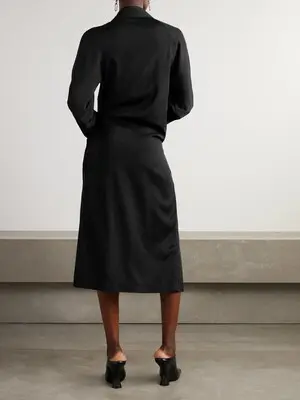 Loewe Wrap-effect Belted Midi Shirt Dress