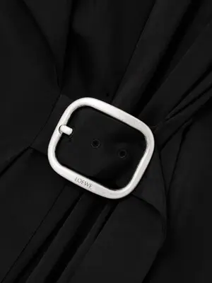 Loewe Wrap-effect Belted Midi Shirt Dress