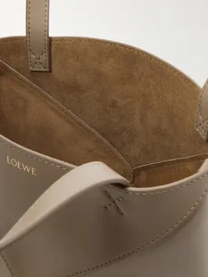 Loewe Puzzle Fold Mini Tote - Neutrals