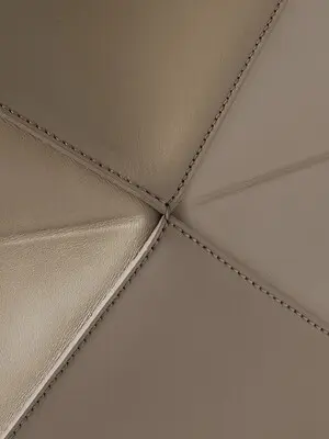 Loewe Puzzle Fold Medium Leather Tote - Neutrals