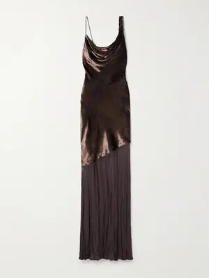 Staud Beaton Draped Gown