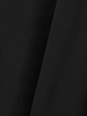 Staud Hopper Stretch-jersey And Pleated Faille Maxi Dress