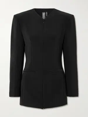 Norma Kamali Paneled Ponte Jacket