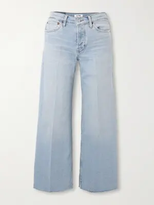 RE/DONE Mid-rise Wide-leg Jeans