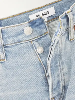 RE/DONE Mid-rise Wide-leg Jeans