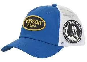 Supreme Hysteric Glamour Vanson Leather Mesh Back Cap - Blue
