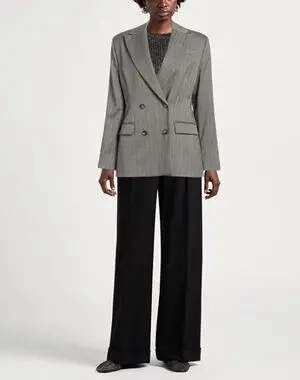 KAOS Herringbone Flannel Blazer - Black