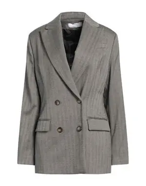 KAOS Herringbone Flannel Blazer - Black