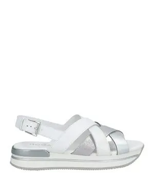 Hogan Leather Sandals - Off White