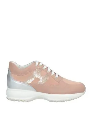 Hogan Low-top Leather Sneakers - Blush