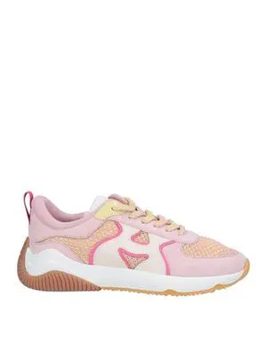 Hogan Light Leather & Textile Sneakers - Pink