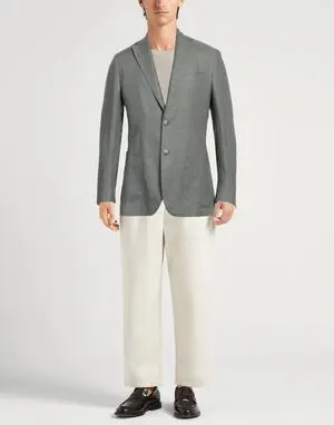 TOMBOLINI Blazer Size Linen - Grey