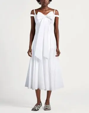 PATOU Flared Maxi Dress - White
