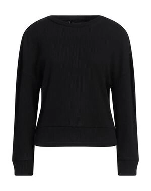 Armani Exchange Knitted Crewneck Sweater - Black