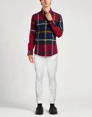 DONDUP Stretch Gabardine Straight Leg Pants - White