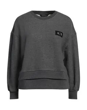 Armani Exchange Sweatshirt In Cotton And Polyester - Lead