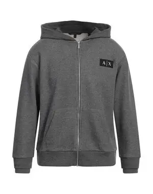 Armani Exchange Cotton-blend Fleece Sweatshirt - Grey