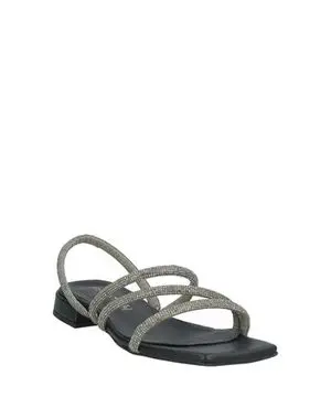 PREGUNTA Woven Sandals With Crystals