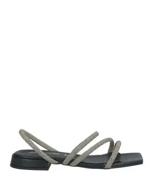 PREGUNTA Woven Sandals With Crystals