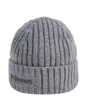 C.P. COMPANY Wool-blend Beanie - Grey